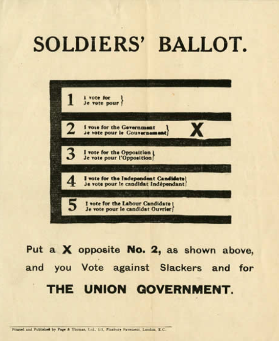 1917 Election Conscription 1917 Election Conscription